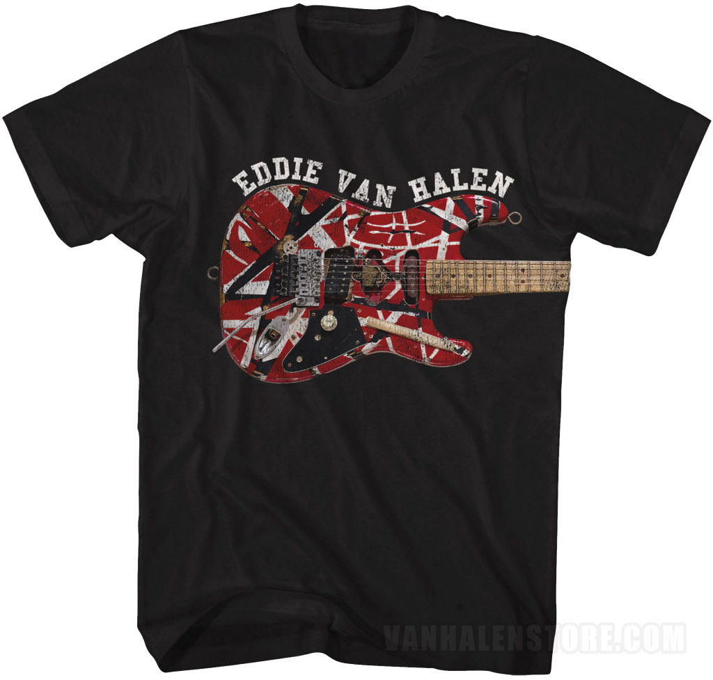 Eddie Van Halen Guitar Shirt Van Halen Store